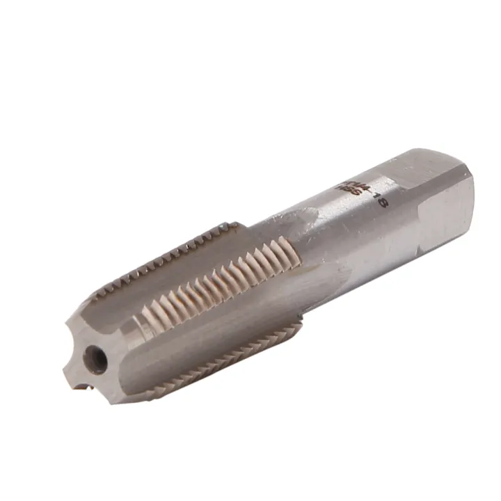 2Pc 1/4 Inch - 18 Npt High Speed Steel Taper Pipe Tap Metal Screw Thread Cutting Tool Threading ...
