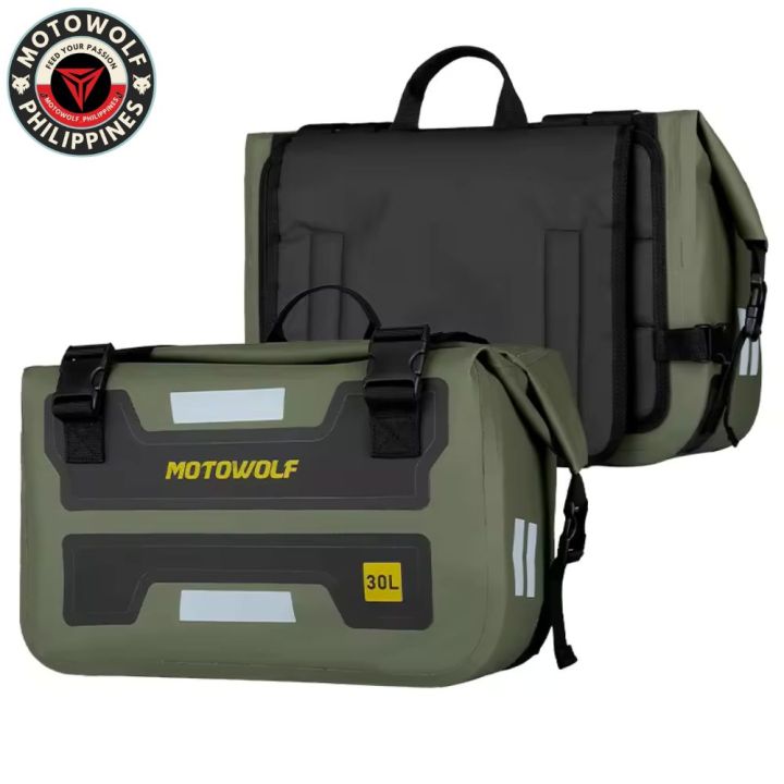 MOTOWOLF Outdoor waterproof large capacity motorcycle riding saddle bag ...