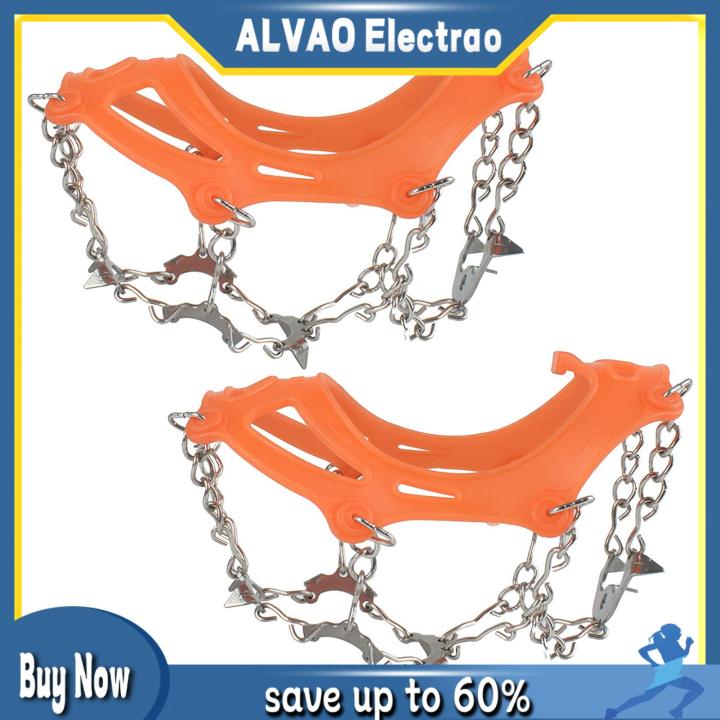 Shoe Crampon Ice Cleat Set Outdoor Walking Climbing Hiking Boots ...
