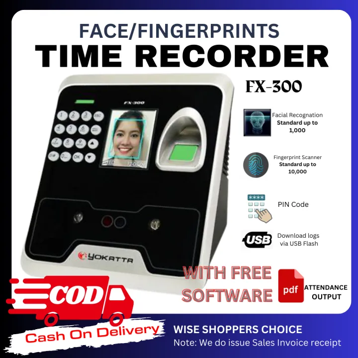 Fingerprints biometrics for time and attendance recorder | Lazada PH