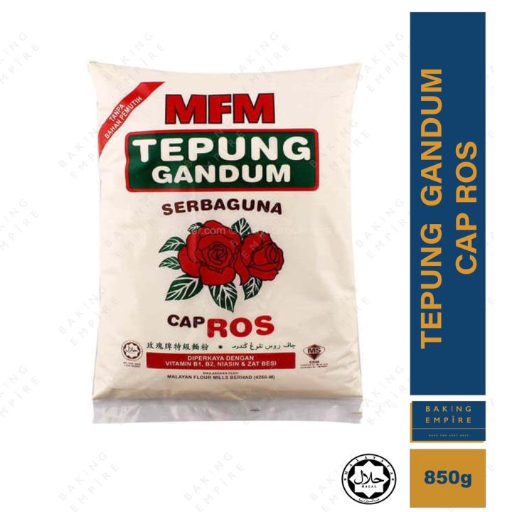 Tepung Gandum Cap Ros / Multipurpose Flour 850gm | Lazada