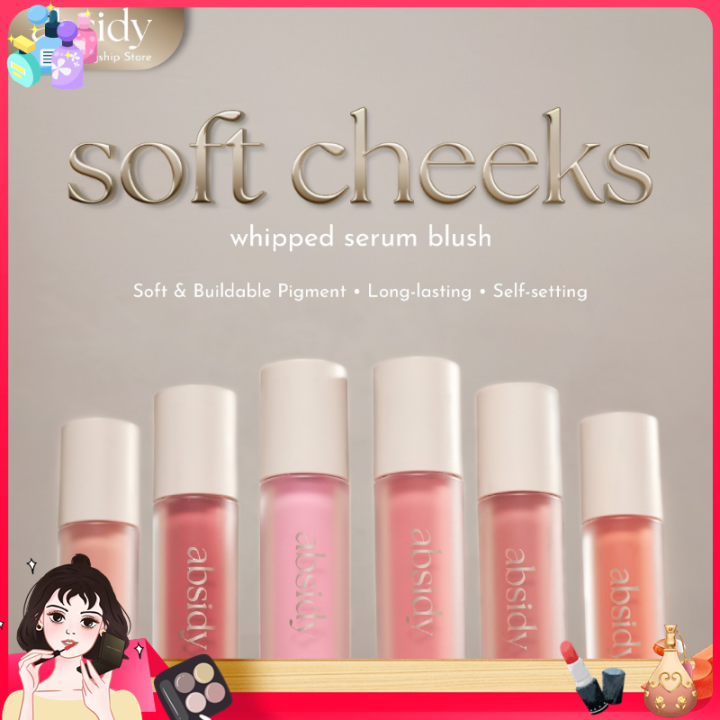 Absidy Soft Cheeks Whipped Serum Blush On Make up Powder Matte Finish ...