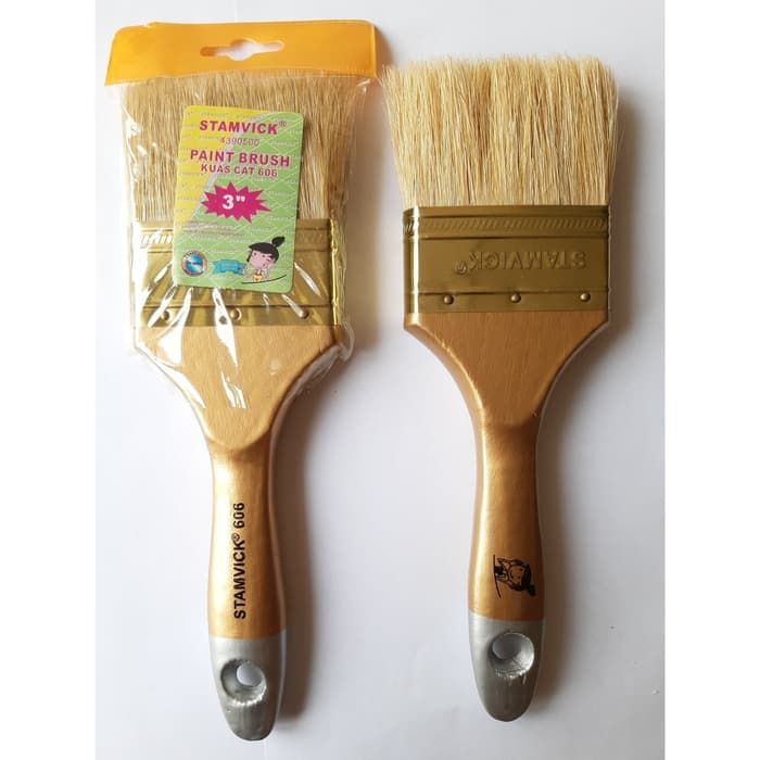 KUAS CAT / KUAS TANGAN STAMVICK 3" - SB Jakarta | Lazada Indonesia