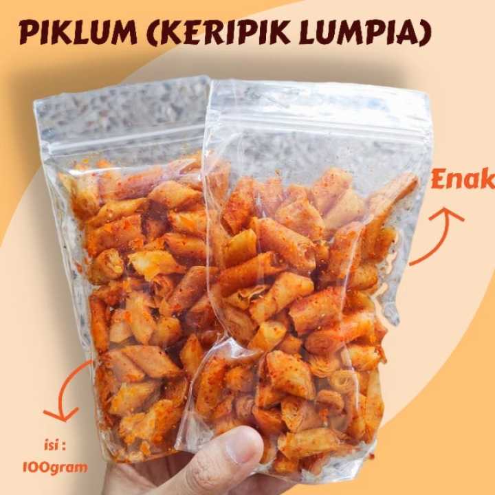 Cemilan Murah Kulit Lumpia/ Kulit Lumpia Kering Lumpia Pedas Lumpia ...