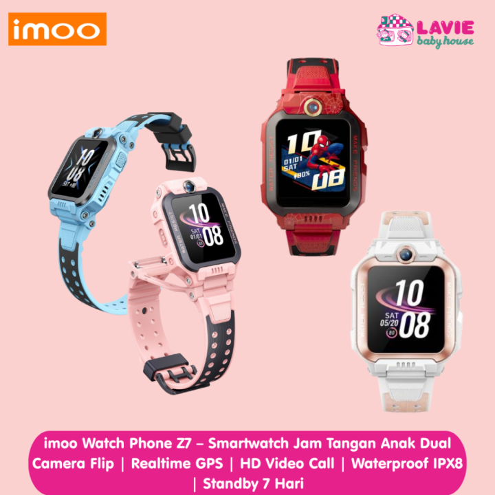 imoo Watch Phone Z7 – Smartwatch Jam Tangan Anak Dual Camera Flip ...