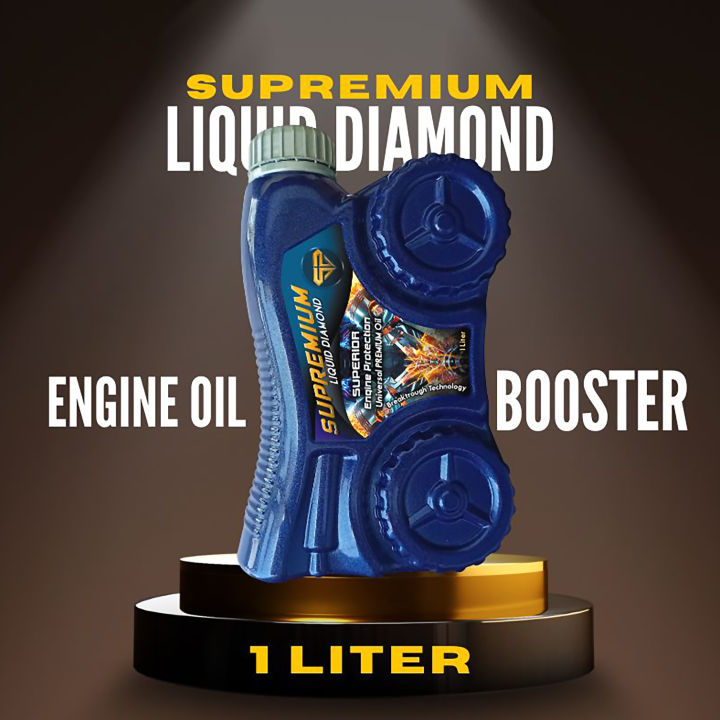 SUPREMIUM Liquid Diamond Engine Oil Booster 1 Liter | Lazada PH