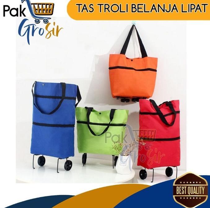 [Ready] Tas Troli Belanja Lipat Roda Serbaguna - Trolly Troly Shopping ...