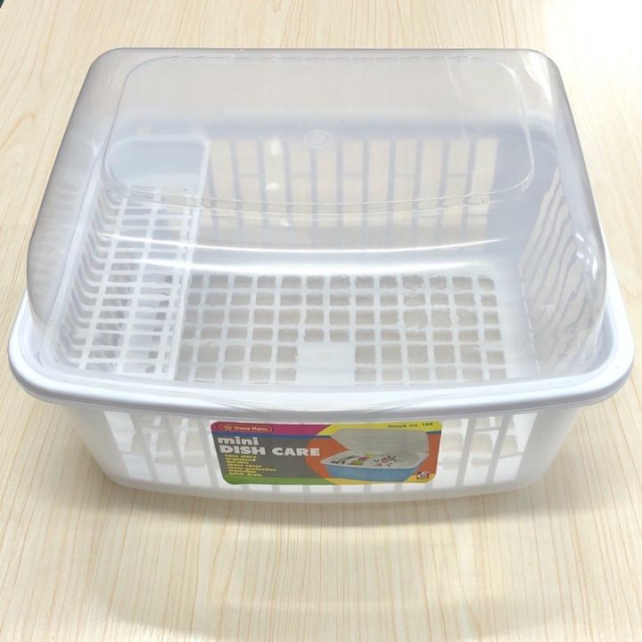 Mini Dish Drainer Plastic Rack With Cover ( 168 ) | Lazada PH