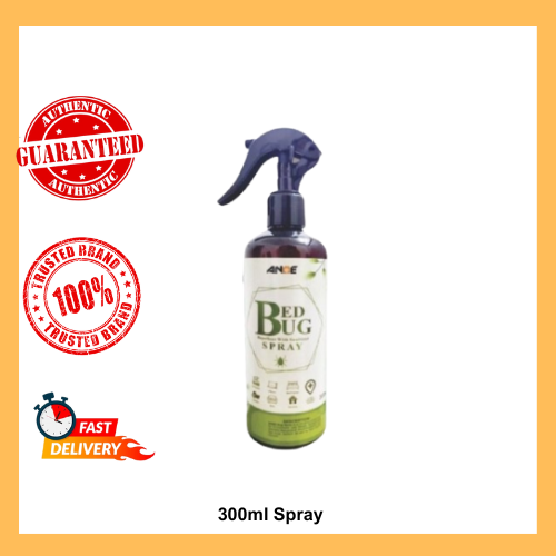 ANBE BED BUG REPELLENT WITH SANITIZER SPRAY 300ML (SPRAY HAMA / PEPIJAT / TILAM GATAL) | Lazada