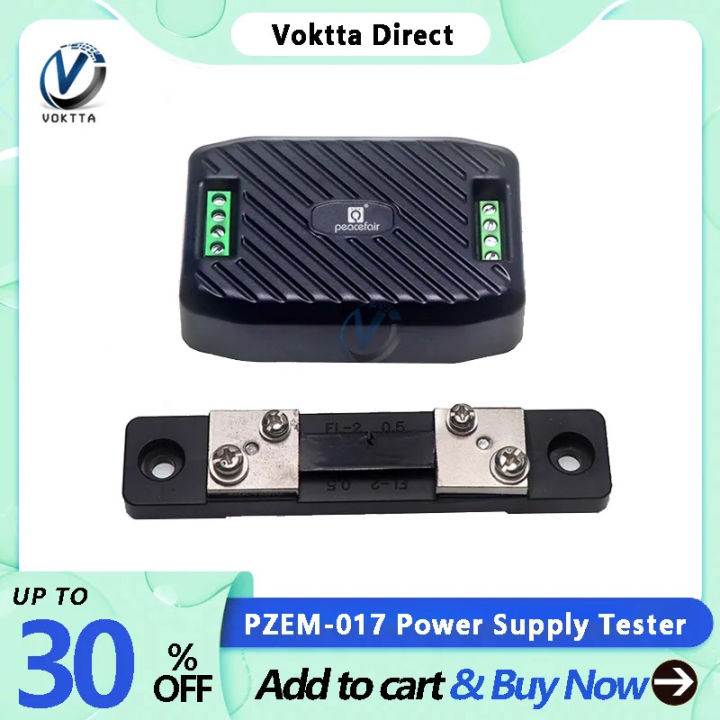 PZEM-017 DC Shunt Voltage Current Meter RS485 Ammeter Serial ...