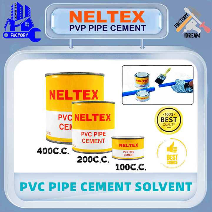 NELTEX Pvc Pipe Cement Pvc Solvent 100cc 200cc 400cc Per Can | Lazada PH