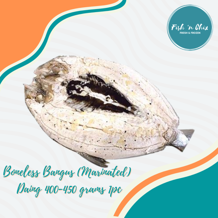 Boneless Bangus (Marinated) Daing 400-450 grams 1pc | Lazada PH