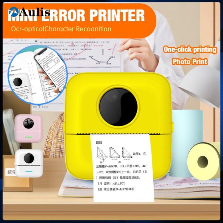 Portable Wireless Mini Printer Machine With Thermal Roll Paper ...