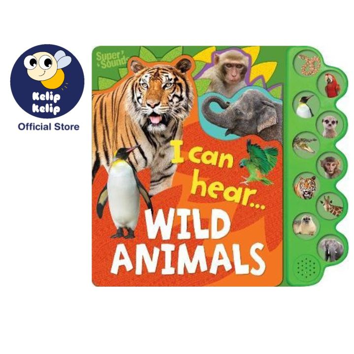 I Can Hear Wild Animals Sound Book With 10 Buttons To Learn All About ...