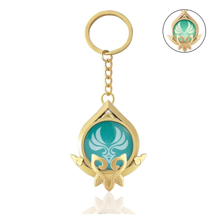 Anime Keychain Genshin Impact Element God's Eye Vision For Men Car Key ...