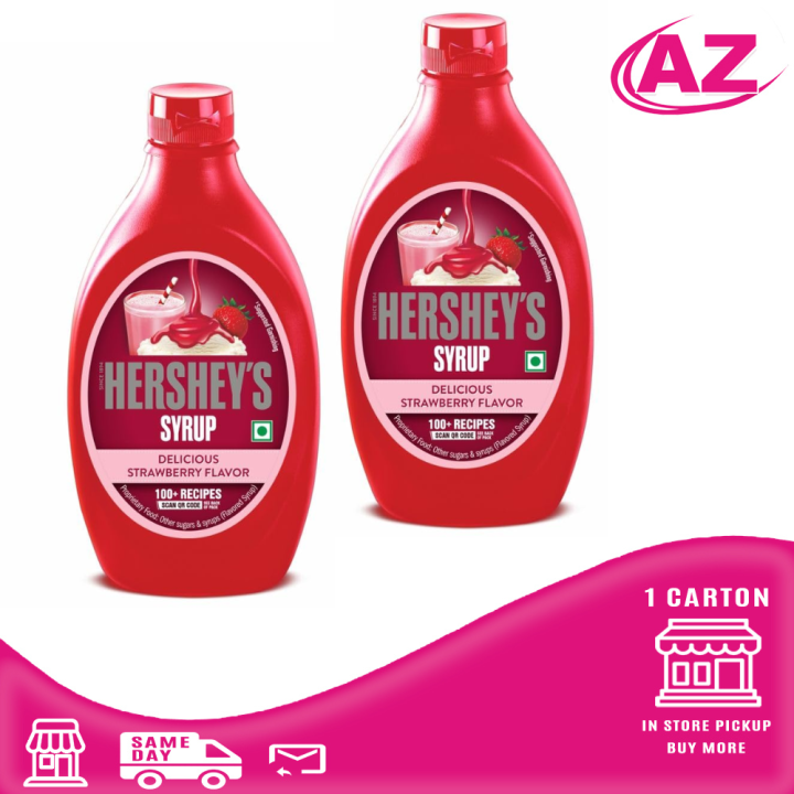 HERSHEY'S Strawberry Flavored Syrup | Delicious Strawberry Flavor | 623 ...