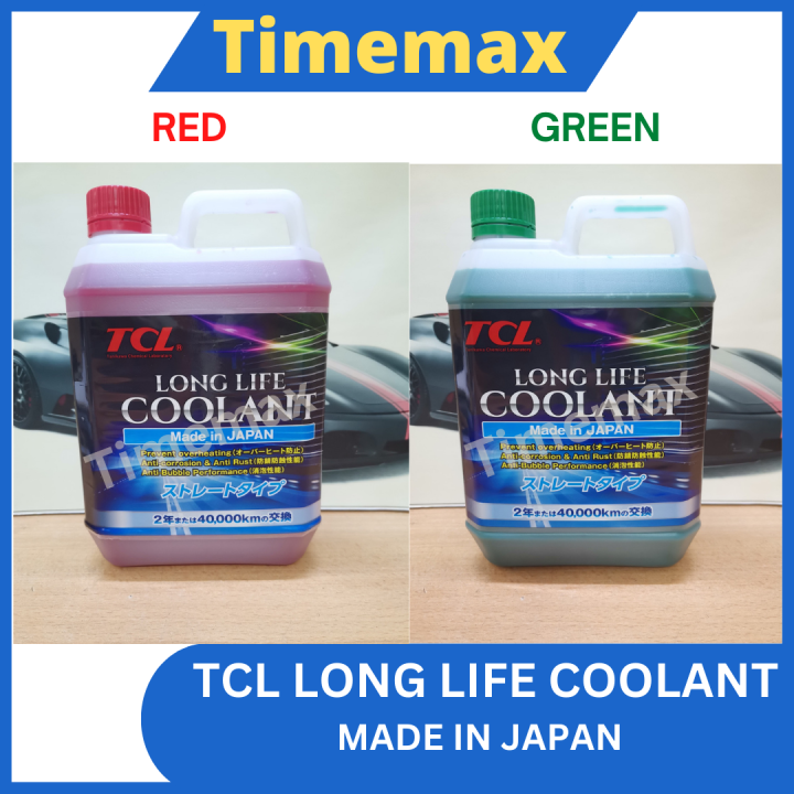 TCL LONG LIFE COOLANT RED/ GREEN MADE IN JAPAN 2 LITER WATER COOLANT ...