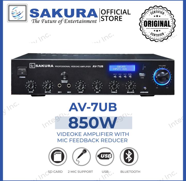SAKURA AV-7UB 850 WATTS MIXING AMPLIFIER | Lazada PH