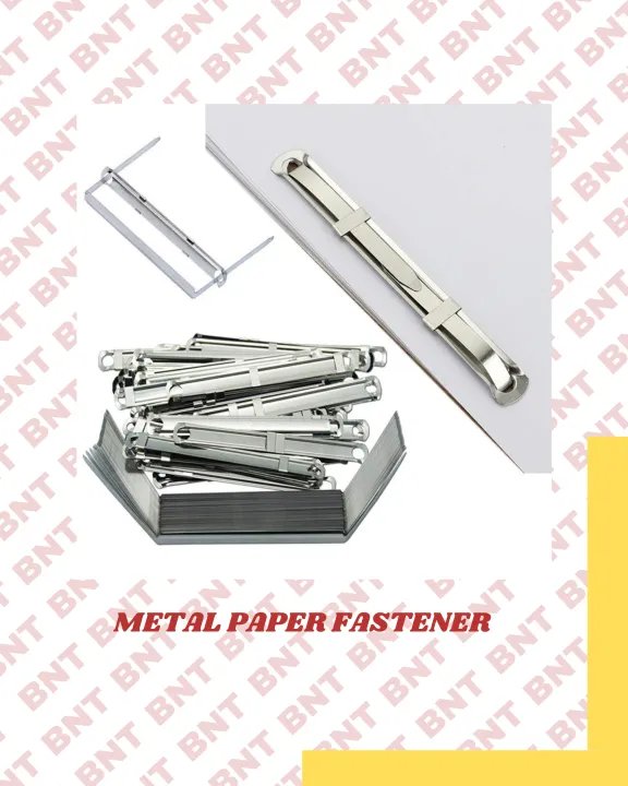 Fastener Paper Metal 2.5inches / 8INCHES EXTRA LONG 50sets/box | Lazada PH