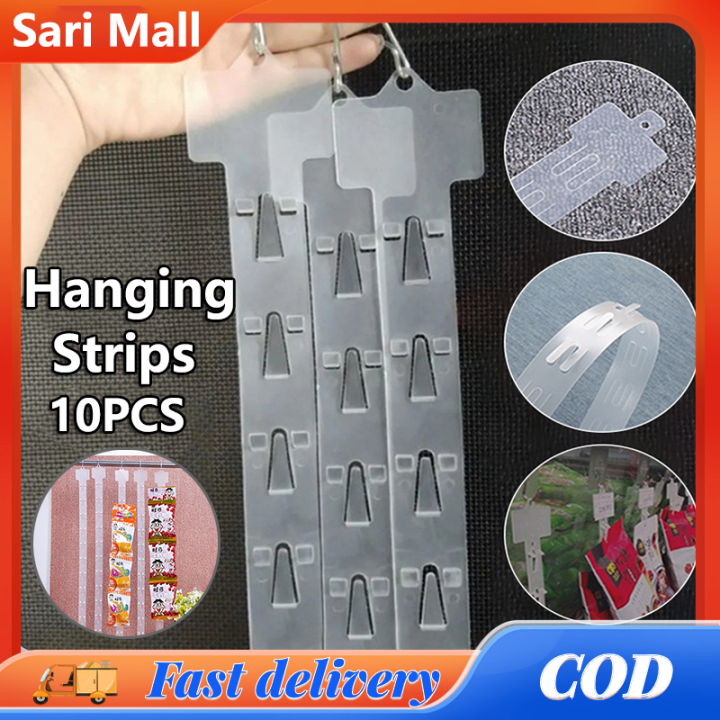 PVC Supermarket Hanging Strips With Hook Store Food Snack Plastic ...