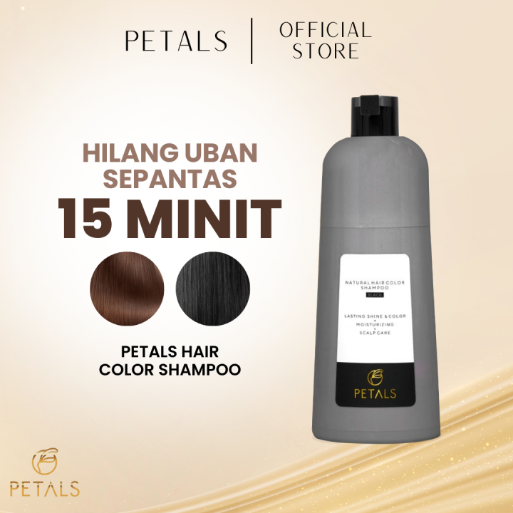 [HQ] PETALS SHAMPOO UBAN ORIGINAL HALAL PEWARNA RAMBUT TELUS AIR ...