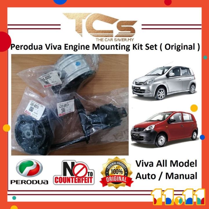 Original Perodua Viva Engine Mounting Kit Set (Auto/Manual) | Lazada