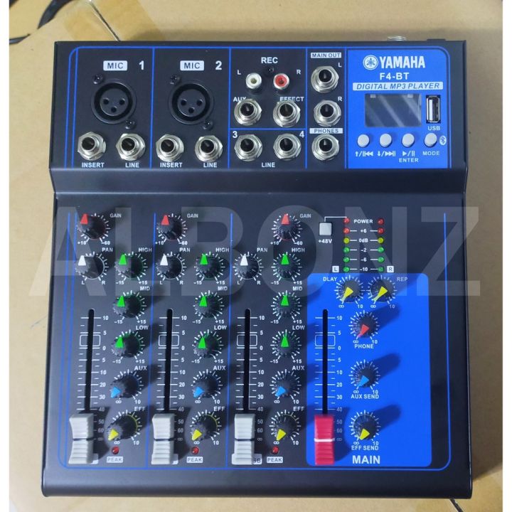 Mixer Yamaha F4 with USB and Bluetooth 4 Channel | Lazada