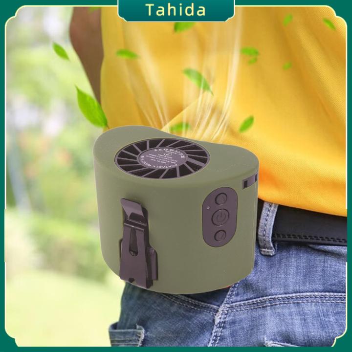 Tahida Waist Fan Heavy-duty Personal Belt Fan for Hiking Traveling ...