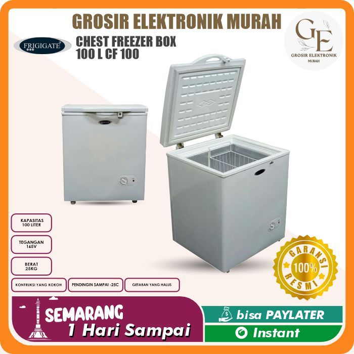 FRIGIGATE CHEST FREEZER BOX 100 L CF 100 LEMARI PEMBEKU 100 LITER ...