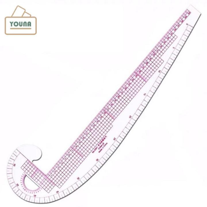 YOUNA Multi-function Plastic French Curve Sewing Ruler Easy Curve Ruler ...