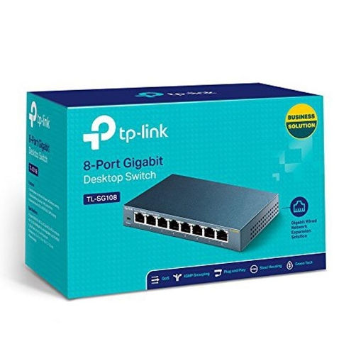 Gigabit Switching Hub 8 Port TP-LINK TL-SG108 (7) สวิตซ์ PoE | Lazada.co.th