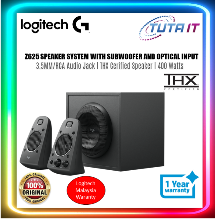 Logitech Z625 2.1 Speaker With Optical Input(980-001297) | Lazada