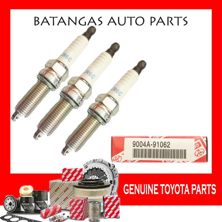 SPARK PLUG 3PCS Toyota Genuine Parts for TOYOTA WIGO PART NUMBER 9004A ...