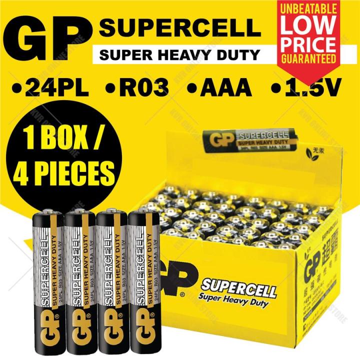 🔥 Original GP SUPERCELL Super Heavy Duty 9V / AA / AAA / Ultra Alkaline ...