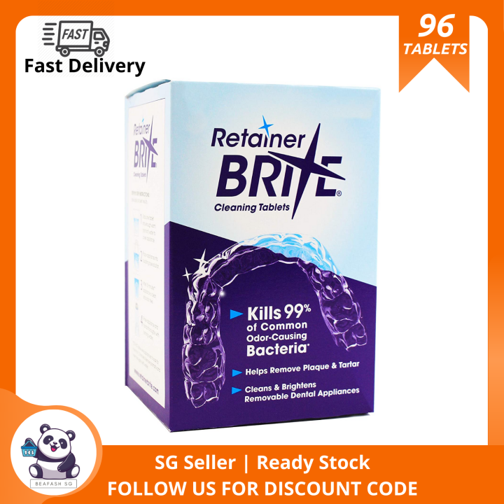 Retainer Brite Tablets for Cleaner Retainers and Dental Appliances - 2 ...
