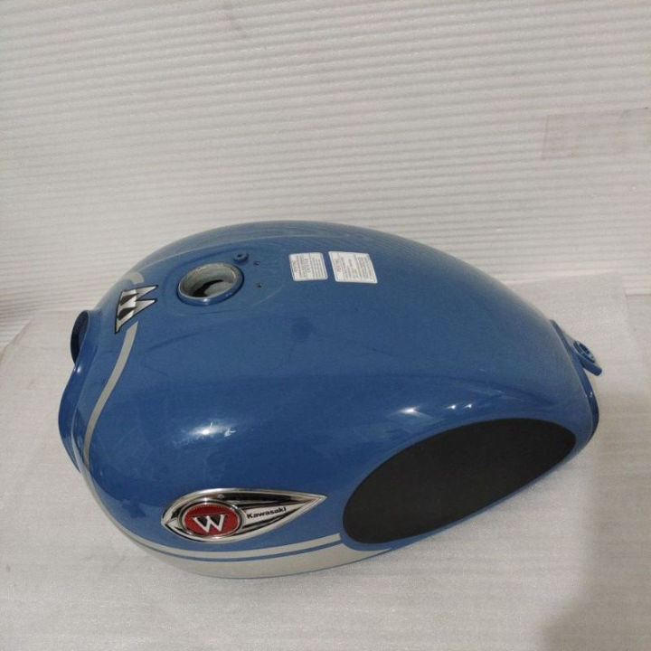 Tangki Bensin Fuel Tank Biru Blue Kawasaki W 175 SE Original | Lazada ...