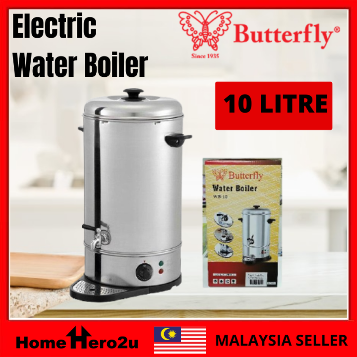 Butterfly WB-10 Electric Water Boiler Stainless Steel 10 LITRE ...