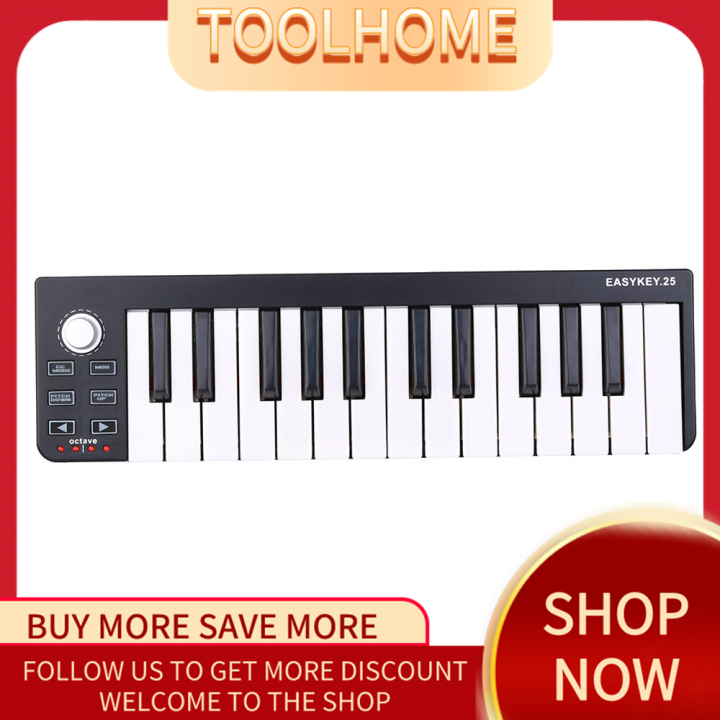 Worlde Easykey.25 Portable Keyboard Mini 25-Key USB MIDI Controller ...