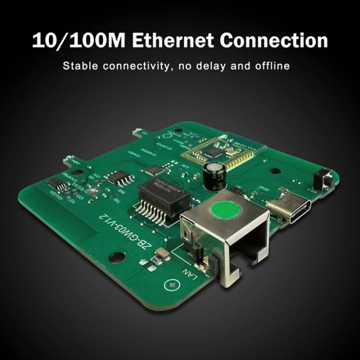 Smart Home ZigBee 3.0 Wired Gateway Hub RJ45 Ethernet Bridge TASMOTA ...
