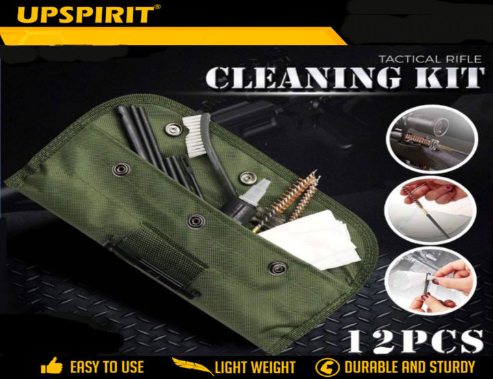 12pcs/set Universal Gun Cleaning Kit For Rifle Pistol Handgun Shotgun ...