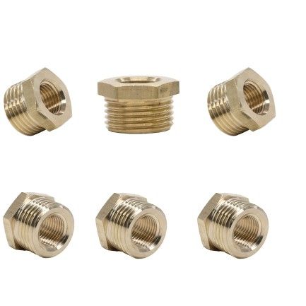 Brass Reducing Bush Brass Reducer Male Thread to Female Thread adapter ...