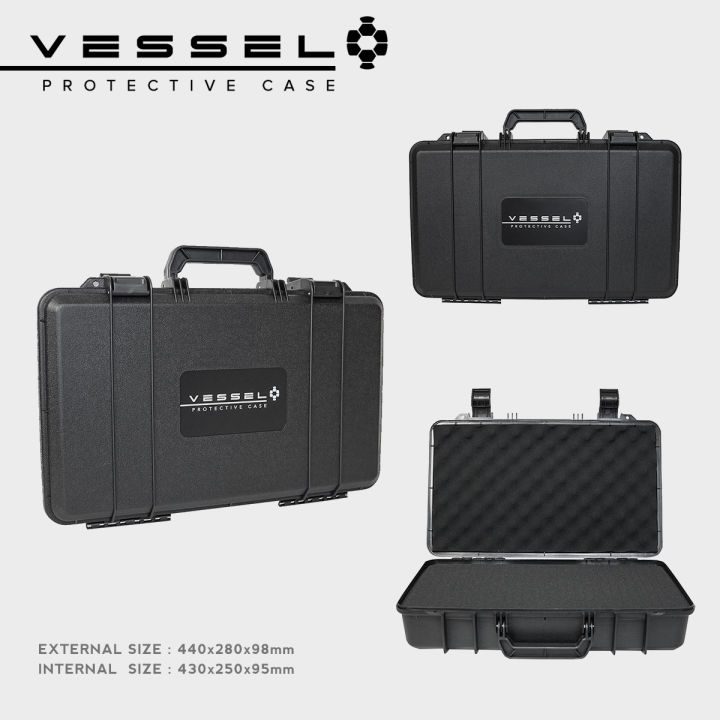 VESSEL VS4325 Portable Hard Case for Photography Equipment Tactical ...