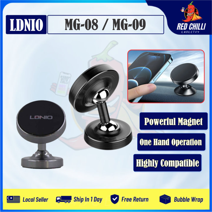 LDNIO Magnetic Car Holder Mount MG08 Single Rotate Point / MG09 Double Rotate Point Phone Stand ...