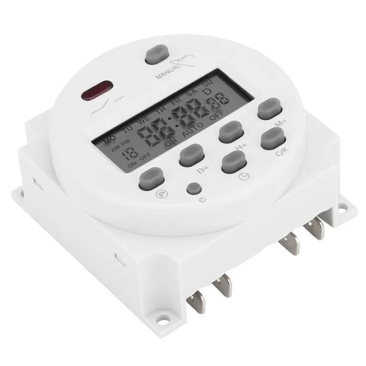 ET Game TH LCD Cn101A 16A Digital Time Switch 12v/24v/220v Weekly Programmable Electronic Timer ...