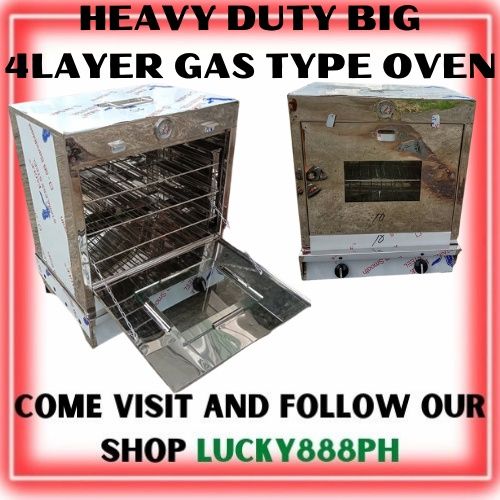HHG PURE STAINLESS 2LAYER EXTRA BIG GAS TYPE OVEN BEST FOR BAKING AND ...