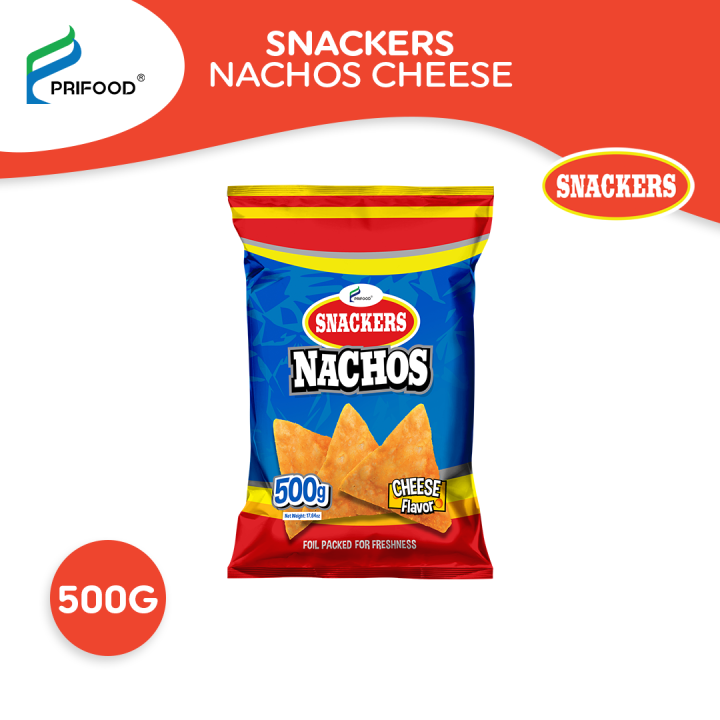 Prifood Snackers Nachos Cheese 500g | Lazada