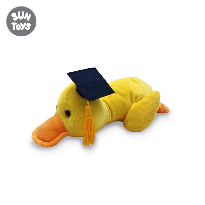 Suntoys 12" Graduation Yellow Duck Plush [Collector's Edition] | Lazada ...