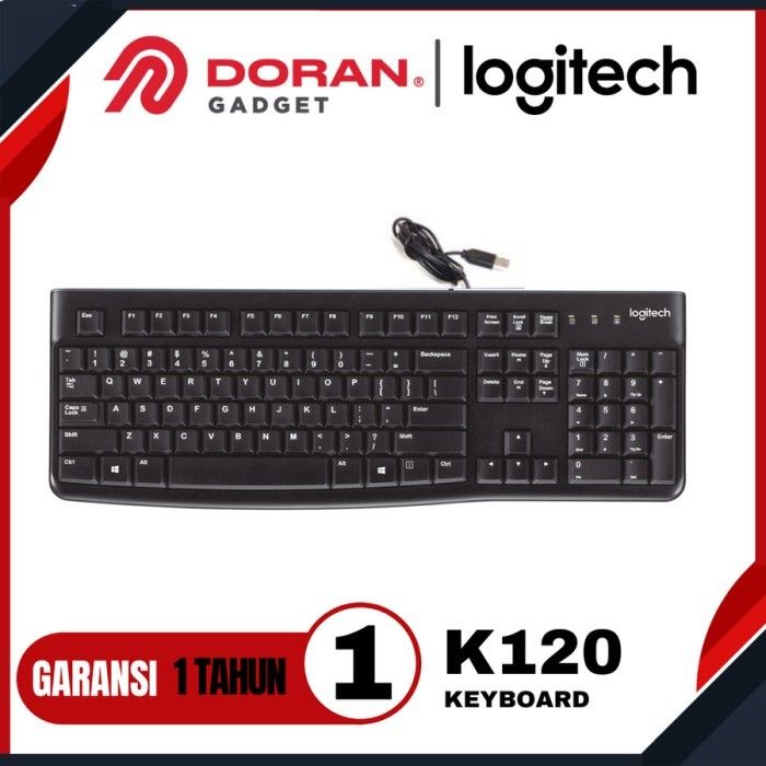 Logitech Keyboard K120 Original - GARANSI RESMI 1 TAHUN | Lazada Indonesia