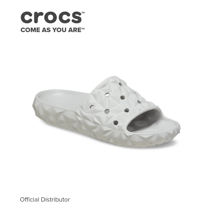 Crocs Unisex Classic Geometric Slide V2 in Atmosphere | Lazada PH