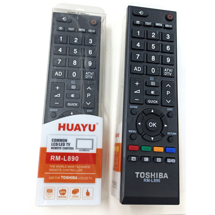 Toshiba Tv Kawalan Jauh Lcd Led Rm L890 Huayu Lazada